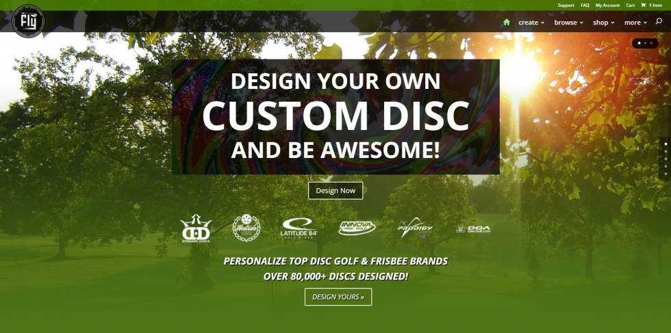 New Website! - Fly Discs